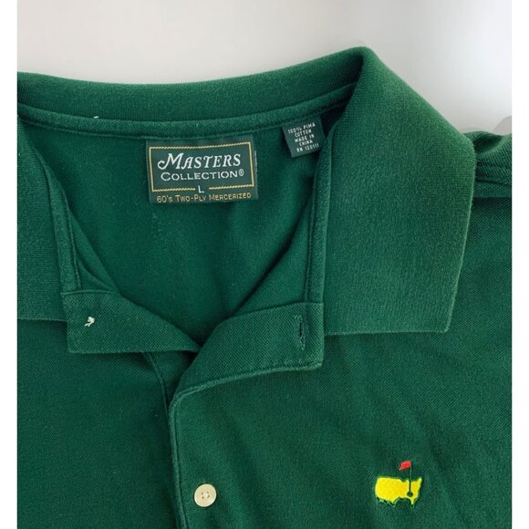 Masters | Shirts | Masters Mens Short Sleeve Golf Mens Polo Sz L | Poshmark